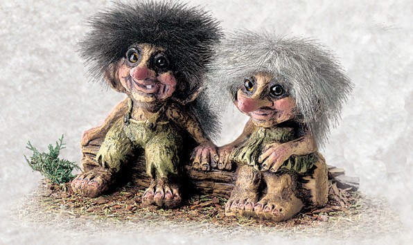 840175 Troll gutt og jente