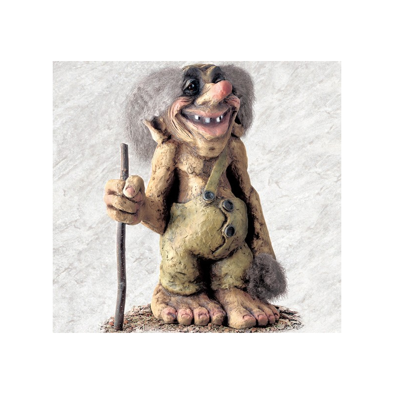 840103 Old Troll mit Gehstock großTrolls