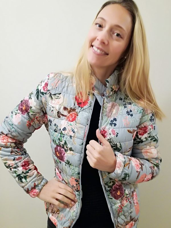 Flower Jacket Blue/Grey