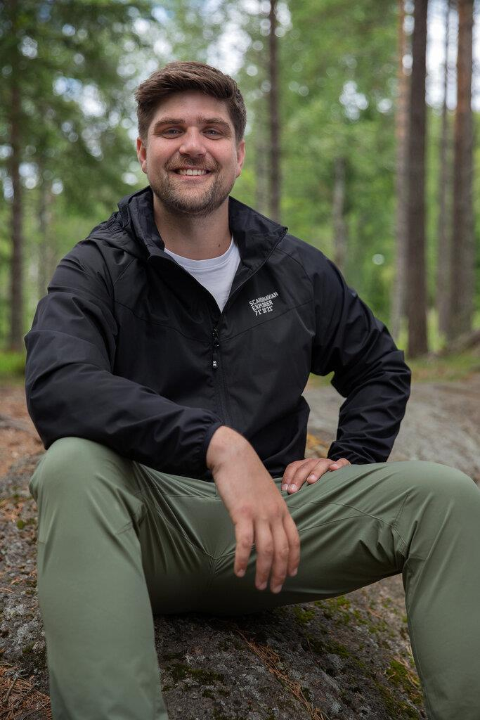 Shell-jacket uni black