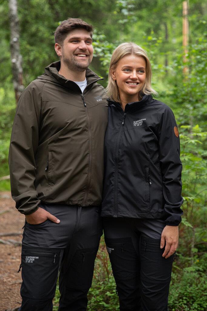 Shell-jacket uni black